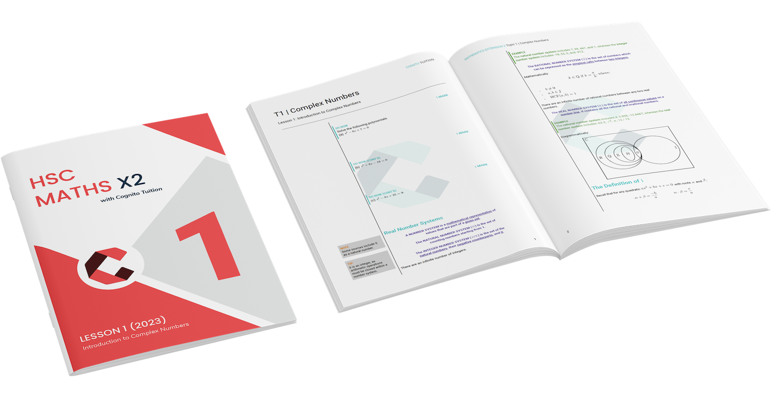Year 12 4U Maths Extension 2 Tutoring | Cognito Tuition
