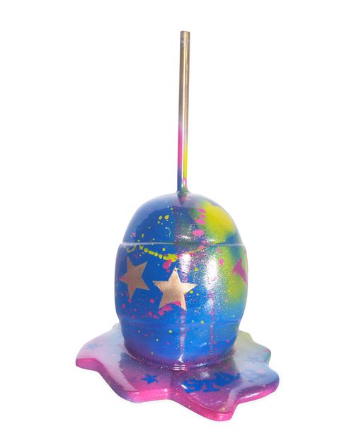 Marc Lipp - Painted Bronze Sculpture - Bluefineart