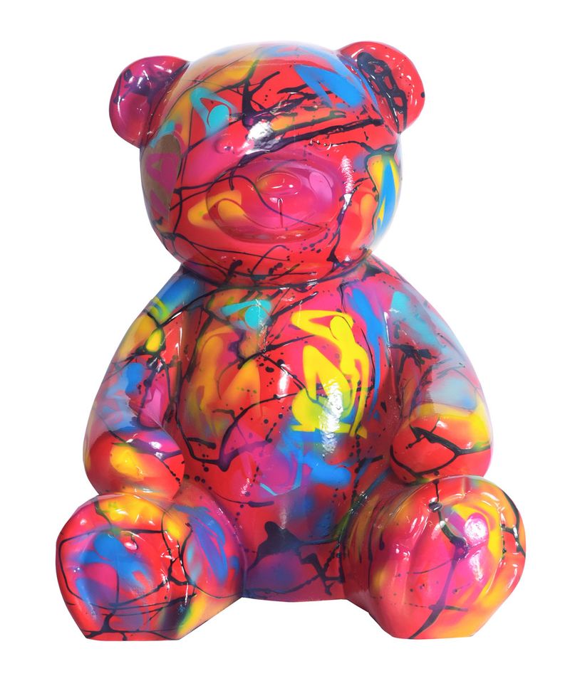 Marc Lipp - Painted Bronze Sculpture - Bluefineart