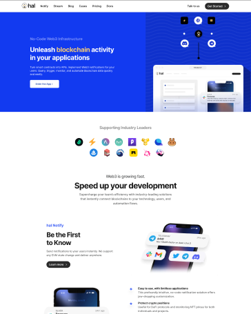 Web3 Landing Pages Examples
