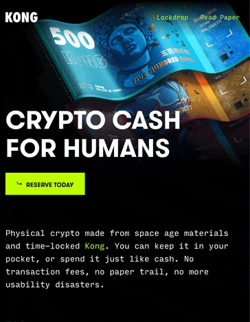 kong - Web3 Landing Page Examples