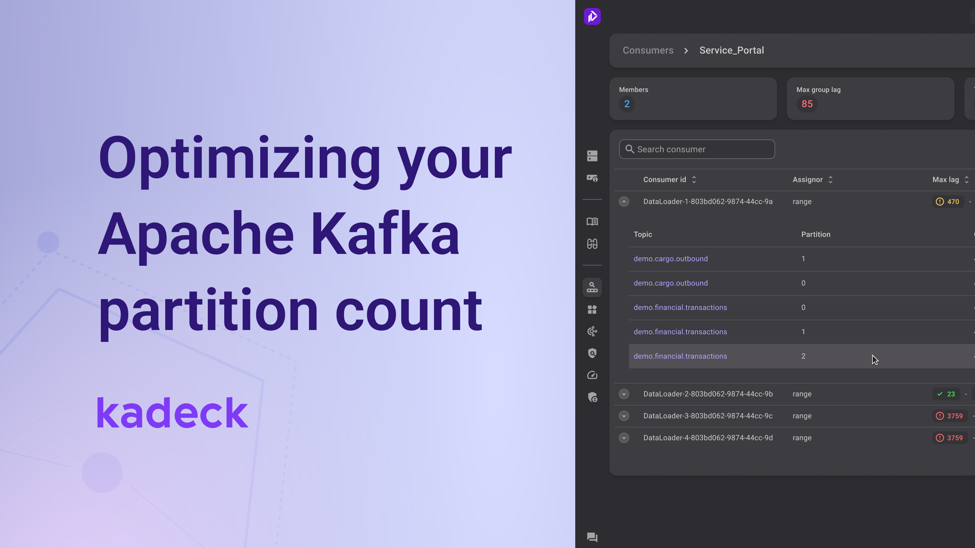 Kadeck Blog | Monitoring and Adjusting Your Apache Kafka Topic Partitions