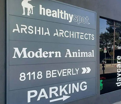 Custom Way-Finding Signs