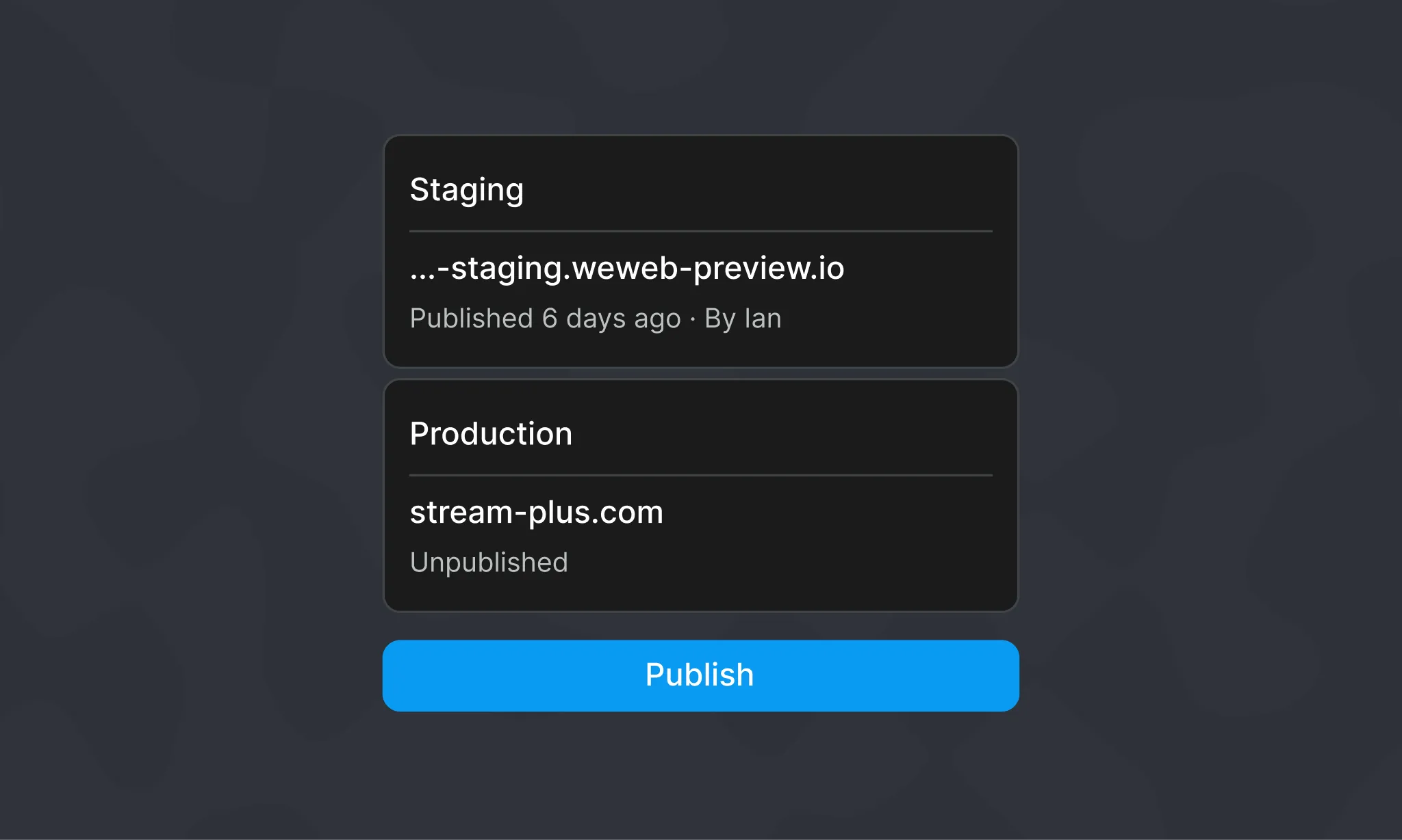 No-code Web App Builder