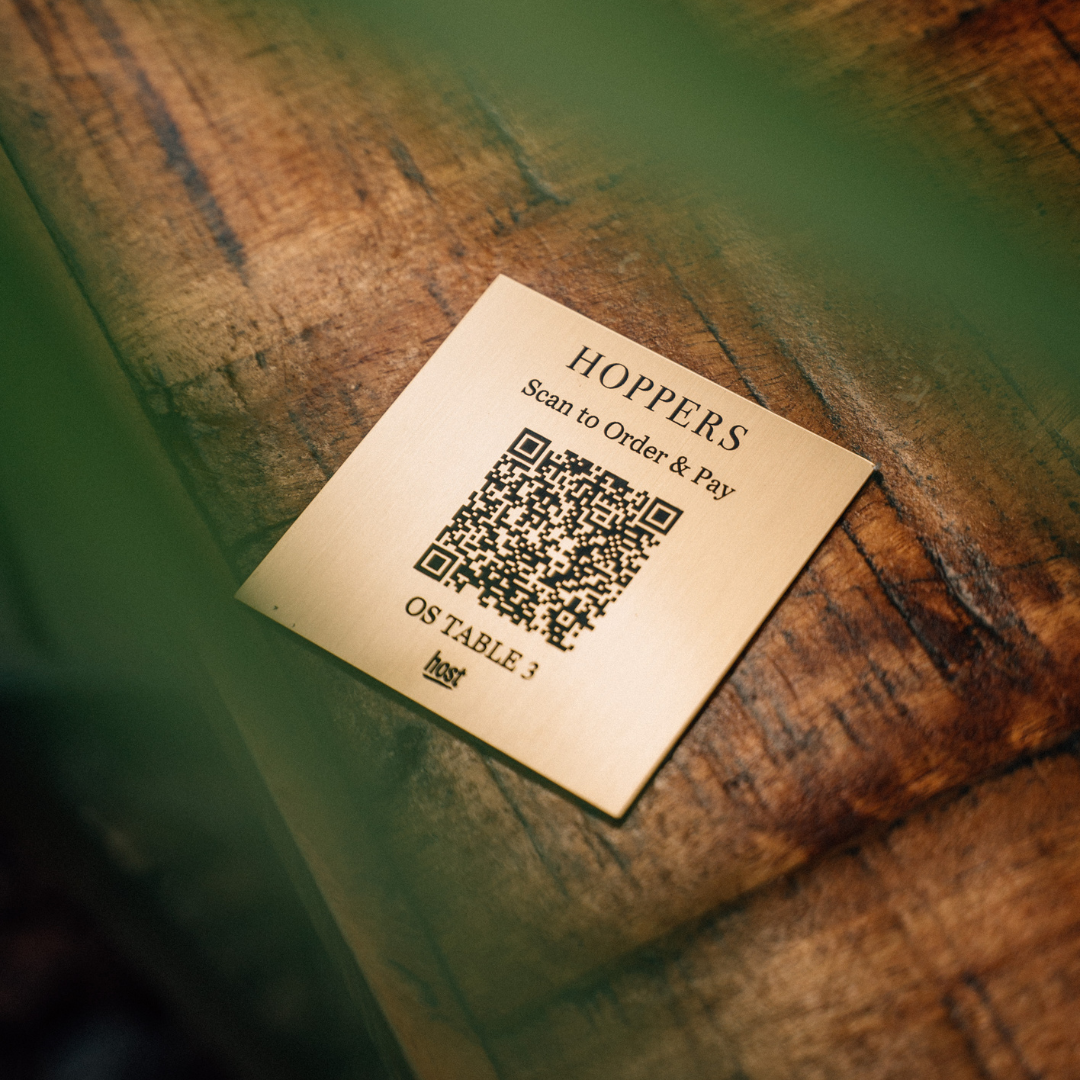 QR Table order system Host