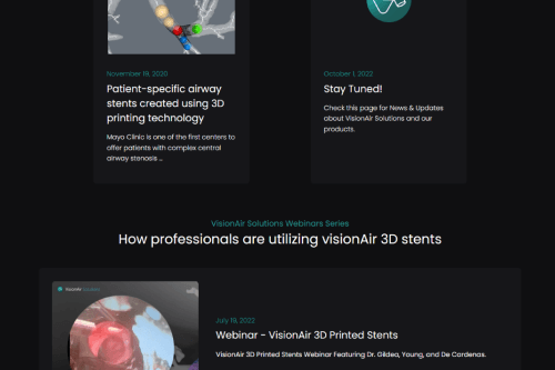 VisionAir Solutions - Patient-Specific Airway Stents