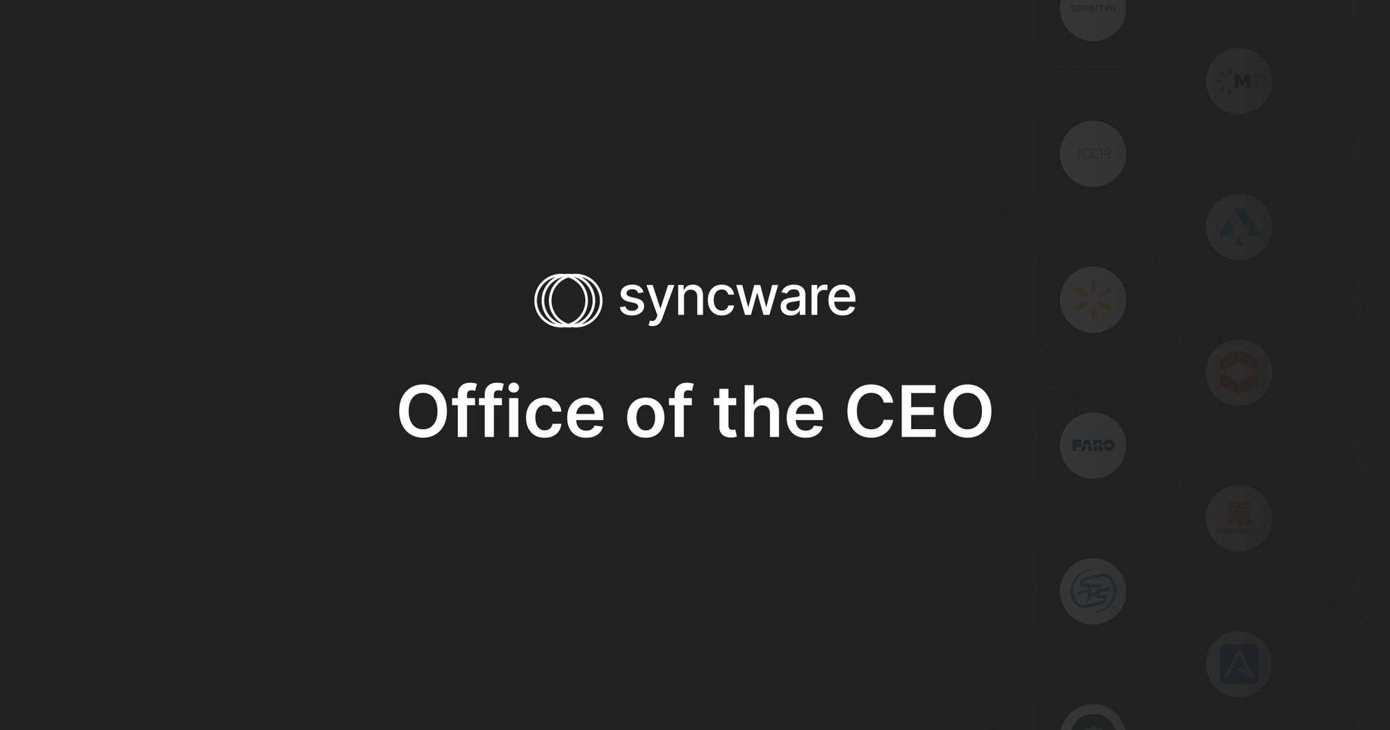 Syncware's Product Experience Transformation Begins - Syncware