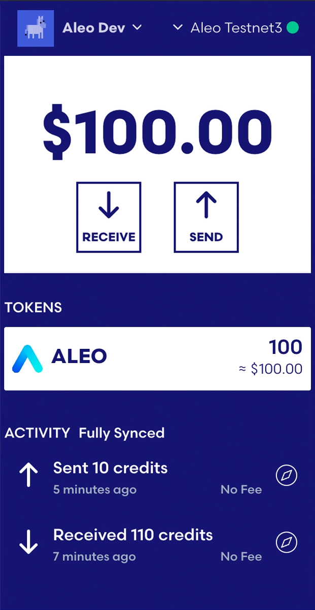Leo Wallet for Aleo