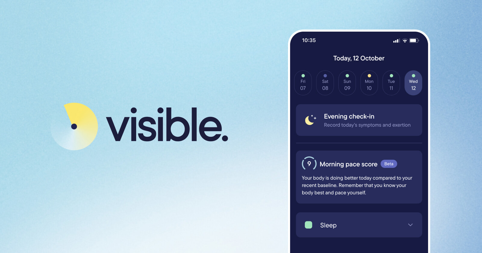 Download Visible: Long Covid & ME/CFS app