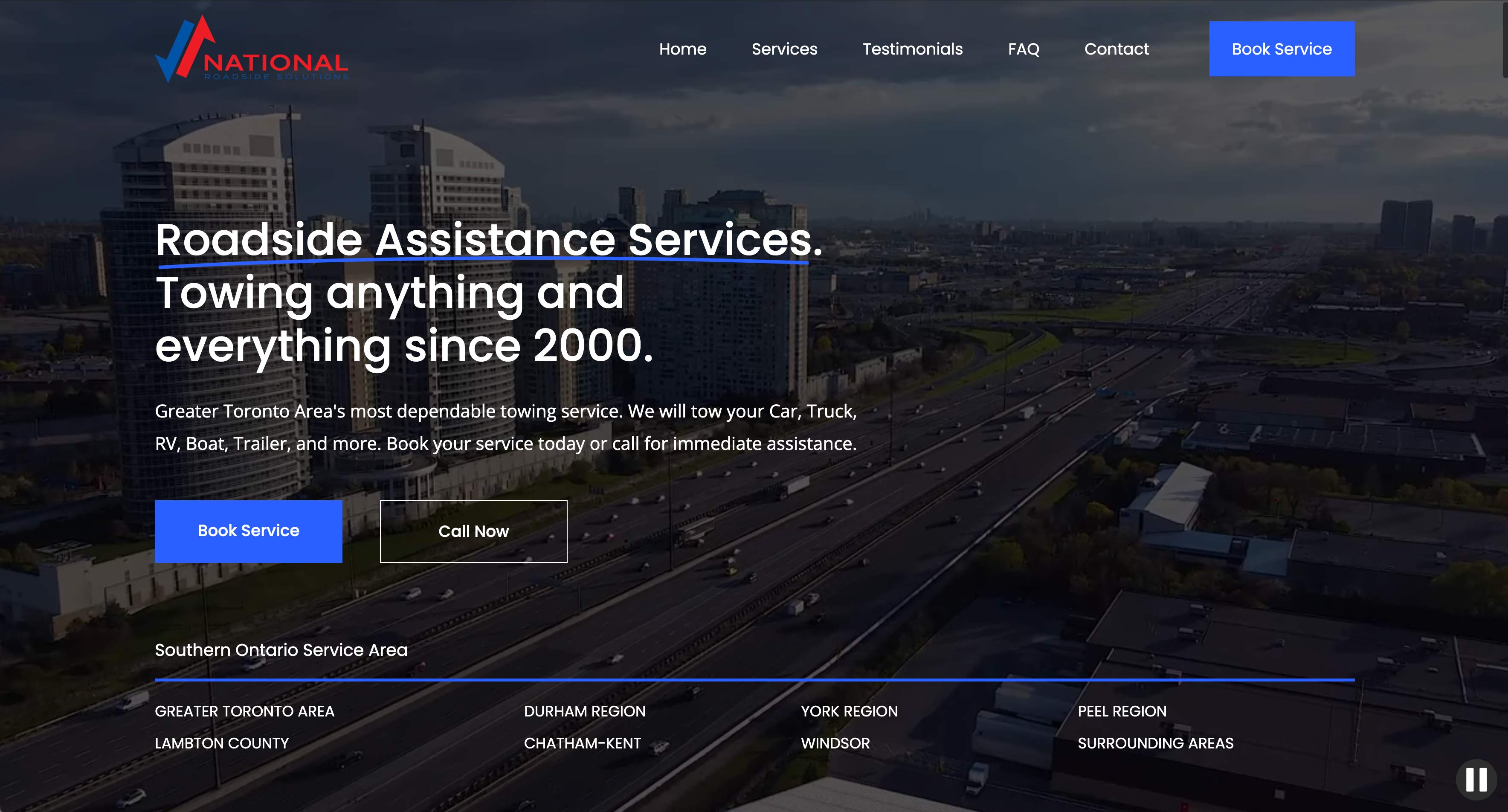 National Roadside Solutions - Toronto Towing Company.