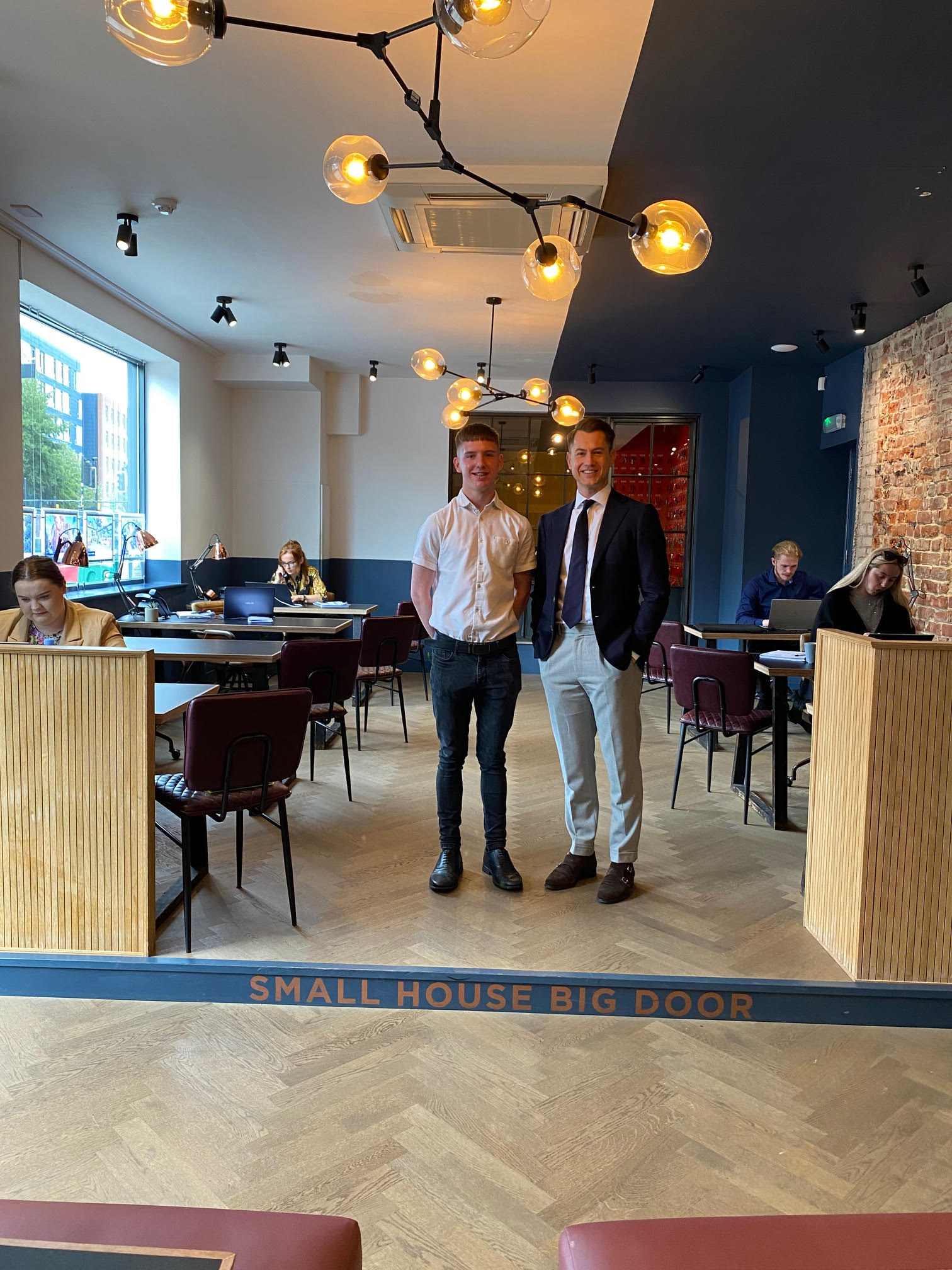 Apprentice Reece Harris at Bricks & Mortar