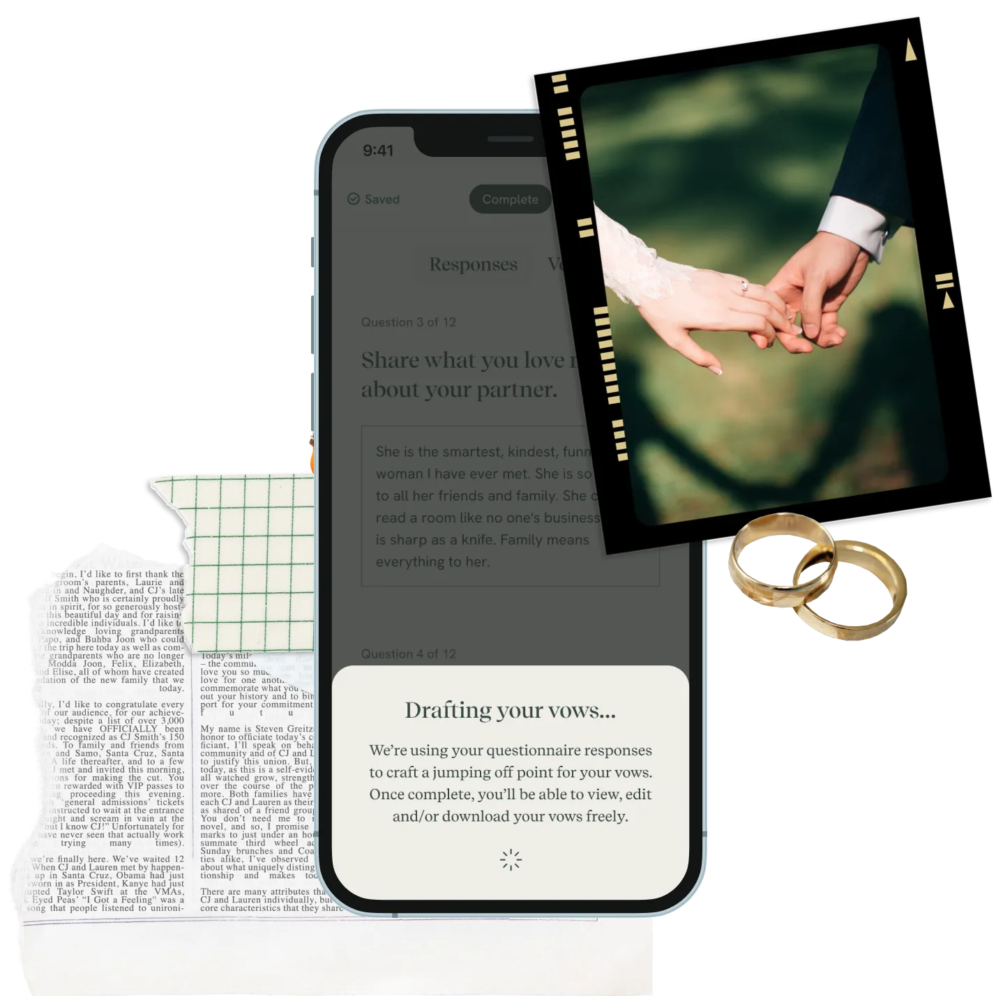 Help With Writing Your Wedding Vows - Provenance