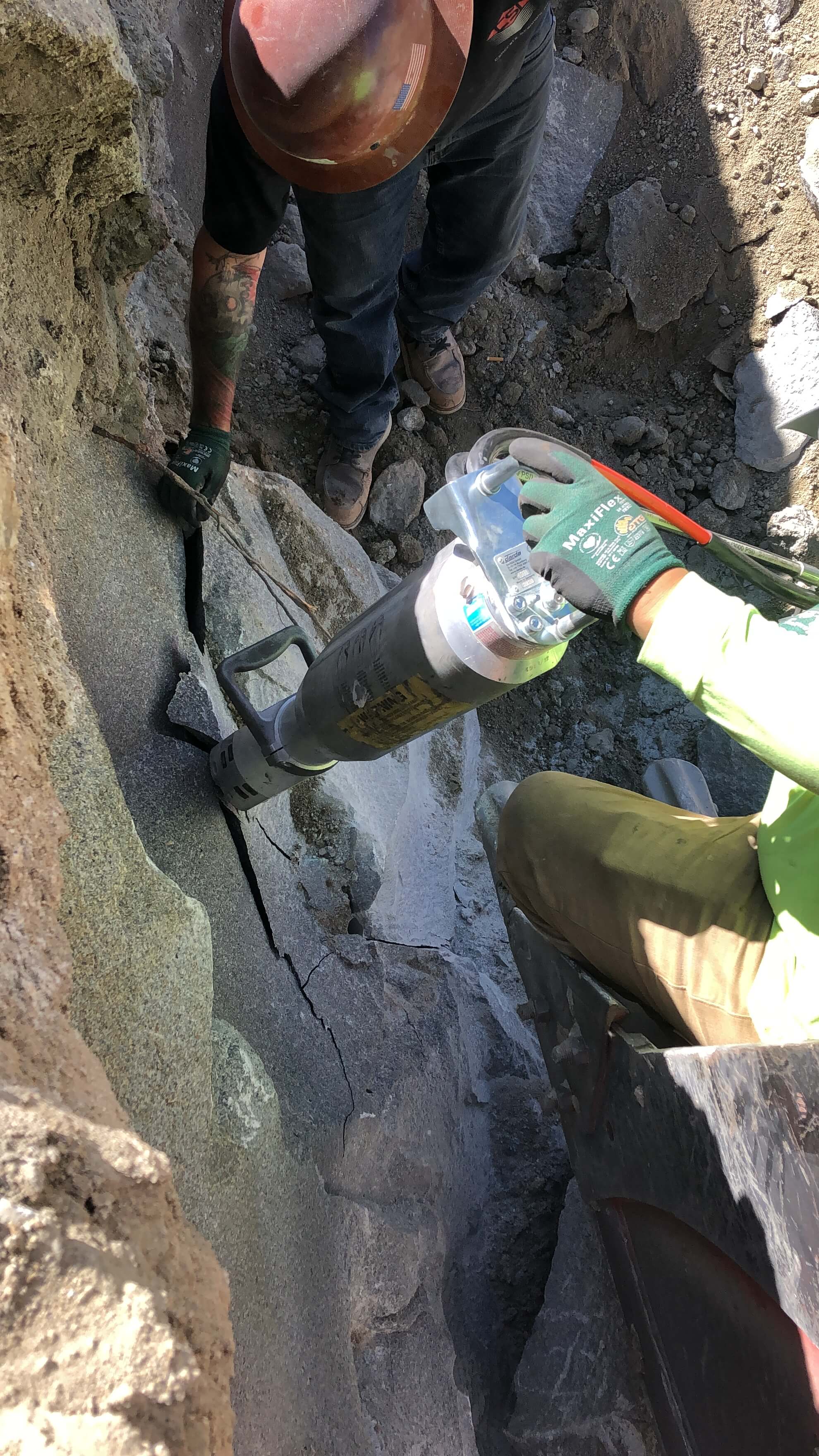 Rock Splitting Contractor Reno | Commercial Rock & Concrete Splitting