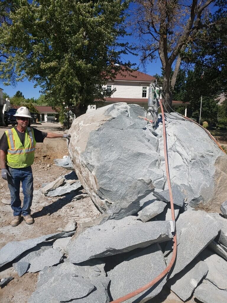 Rock Splitting Contractor Reno | Commercial Rock & Concrete Splitting