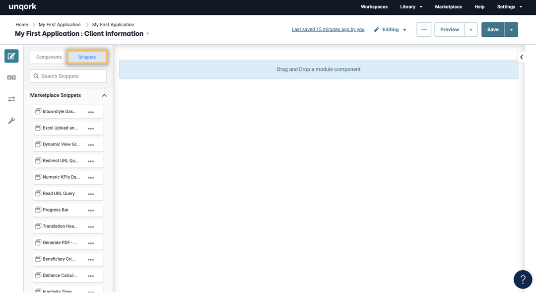 Unqork Platform Guided Tour