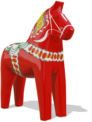 Dalaart: Dala horses online - new and vintage