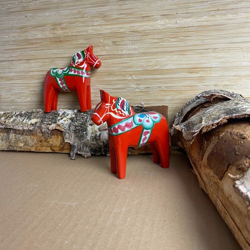 Traditional Dala Horse in Red