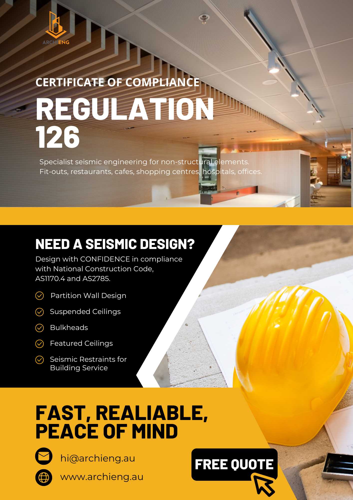 Regulation 126 Certificate of Compliance For Proposed Building Work