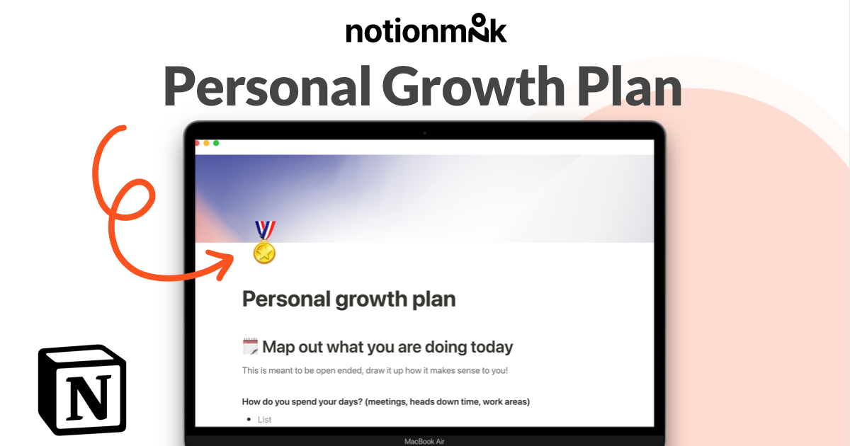 Personal growth plan: Free Notion template by Notion