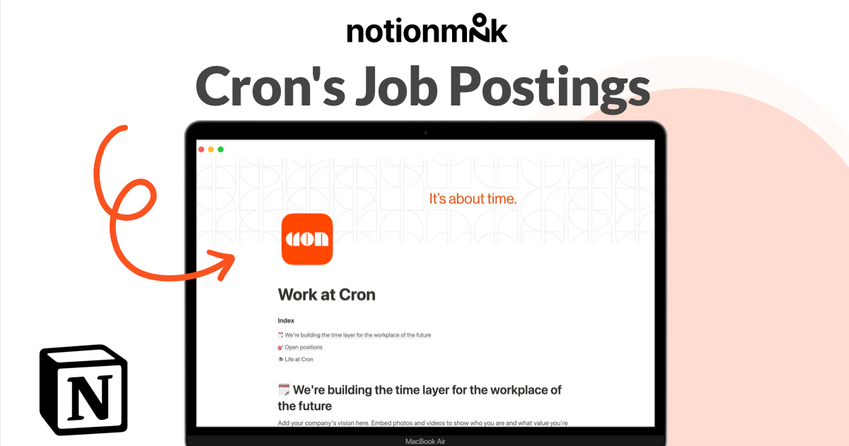 Cron Job Posting Template: Streamline Your Hiring Process with Notion