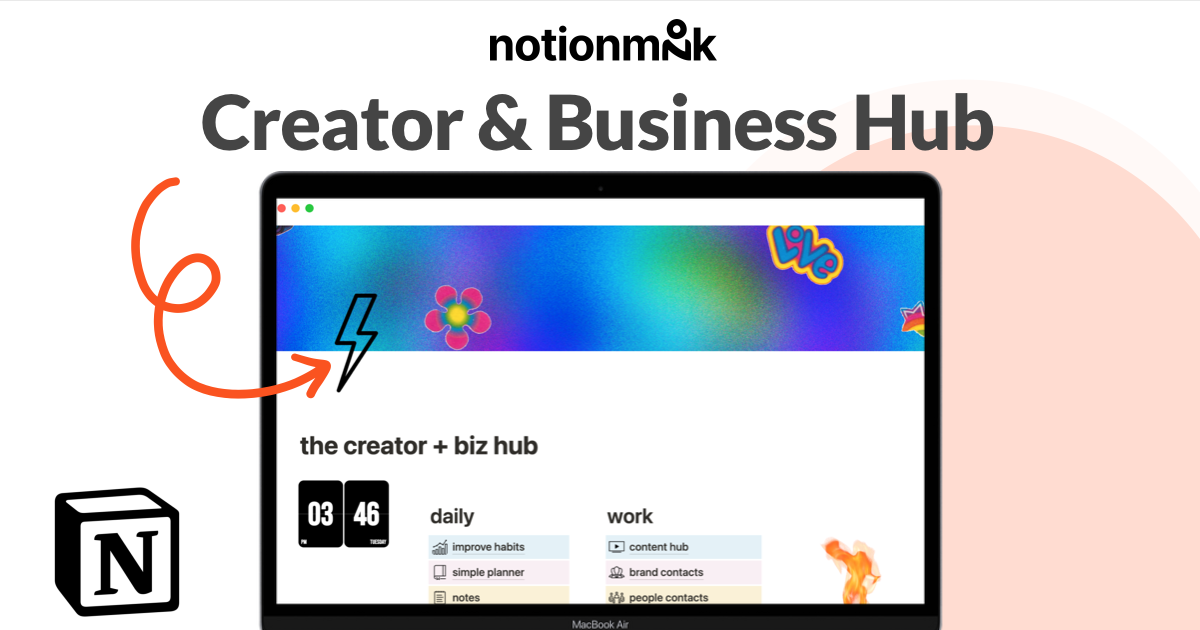 Creator & Business Hub: Premium Notion Templates for Boosting Productivity