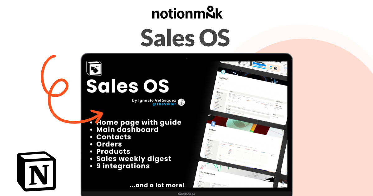 Sales OS: A Free Notion Template by Ignacio Velásquez