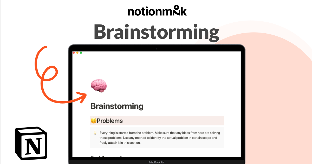 Muhammad Fadhil Farrass Brainstorming Notion Template