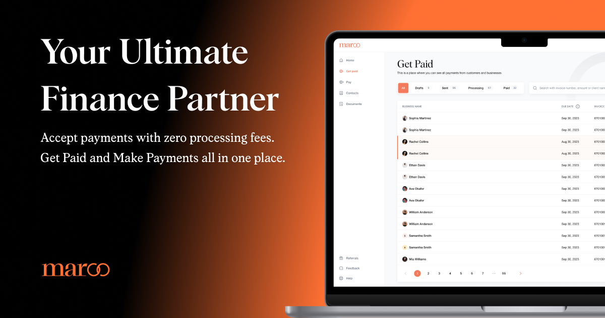 Maroo | Payments for weddings & events