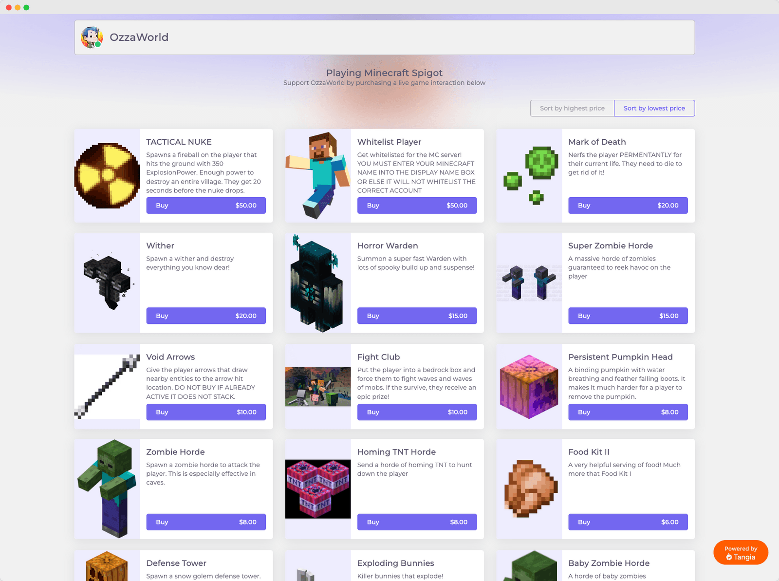 Tangia - Interactive Streaming