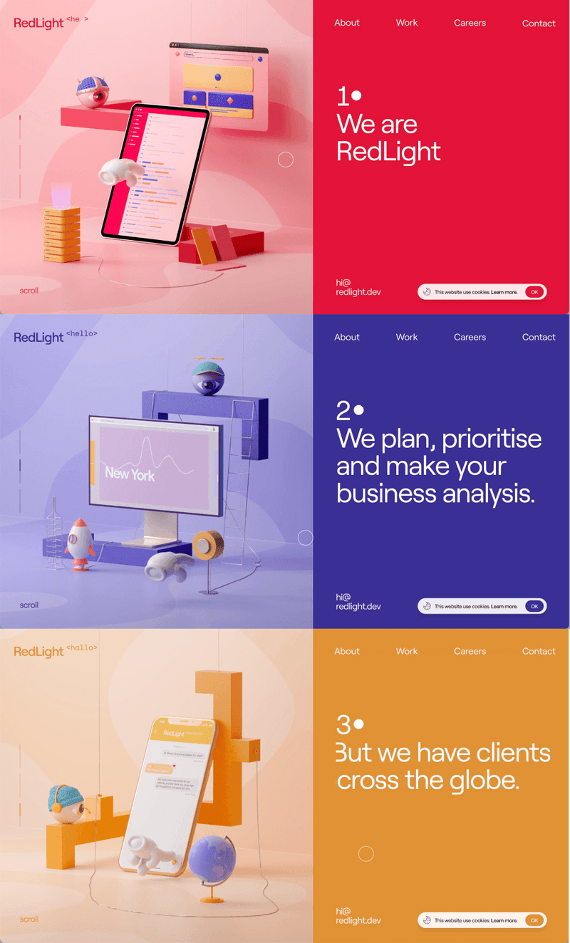 Monochromatic media category card design | Web app category inspiration ...