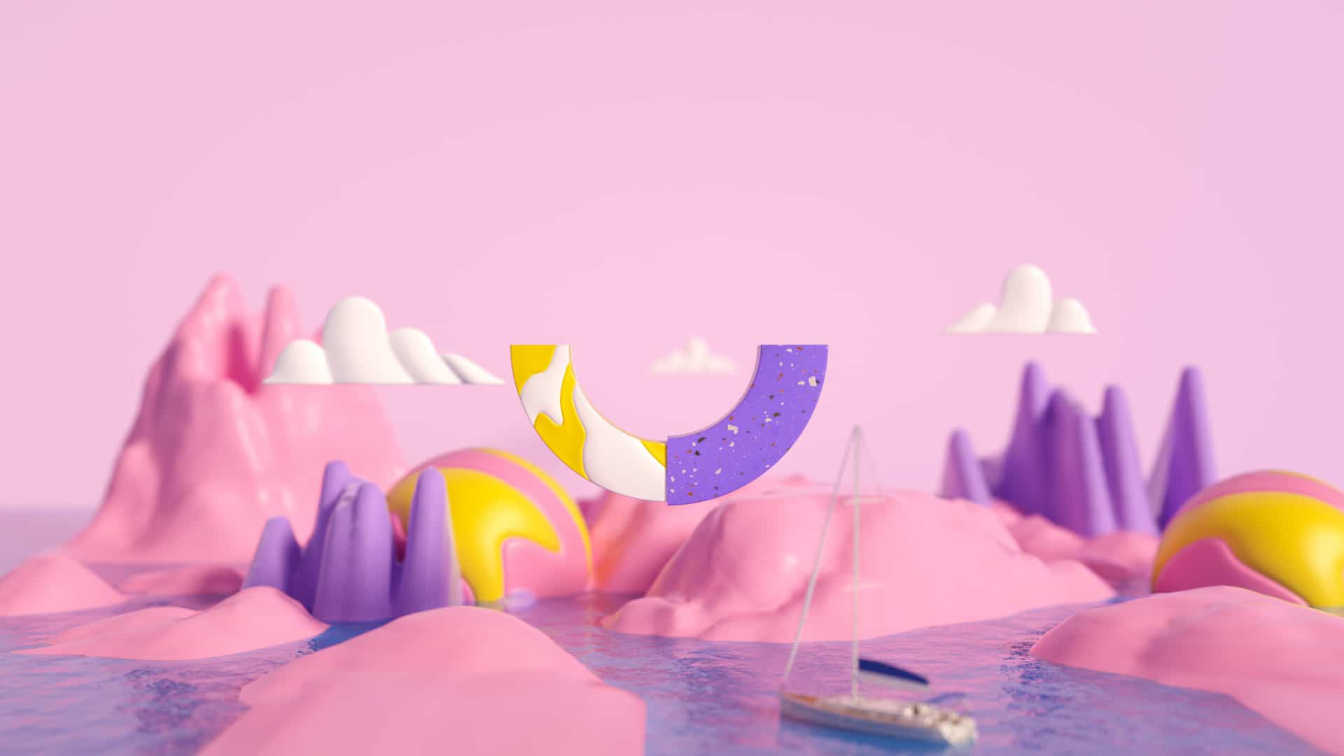 Pink and grey 3D inspiration | 3D model design inspiration, ideas, and ...