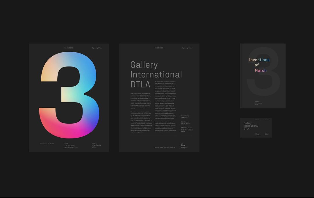 Clean sans serif poster design inspiration | Typography inspiration ...