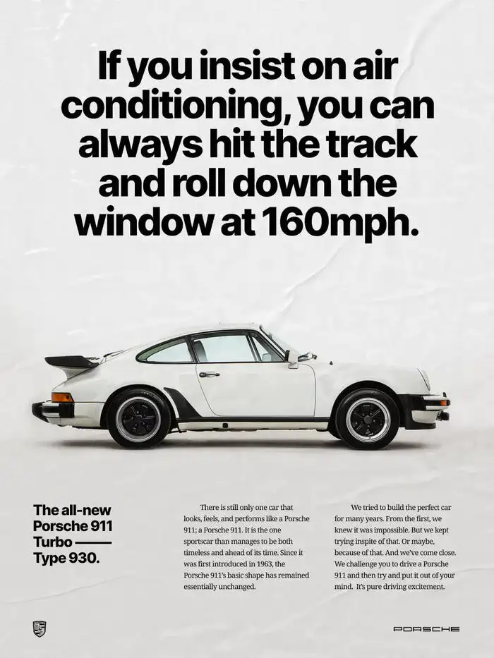 Porsche ad copywriting inspiration | Typography inspiration, ideas, and ...