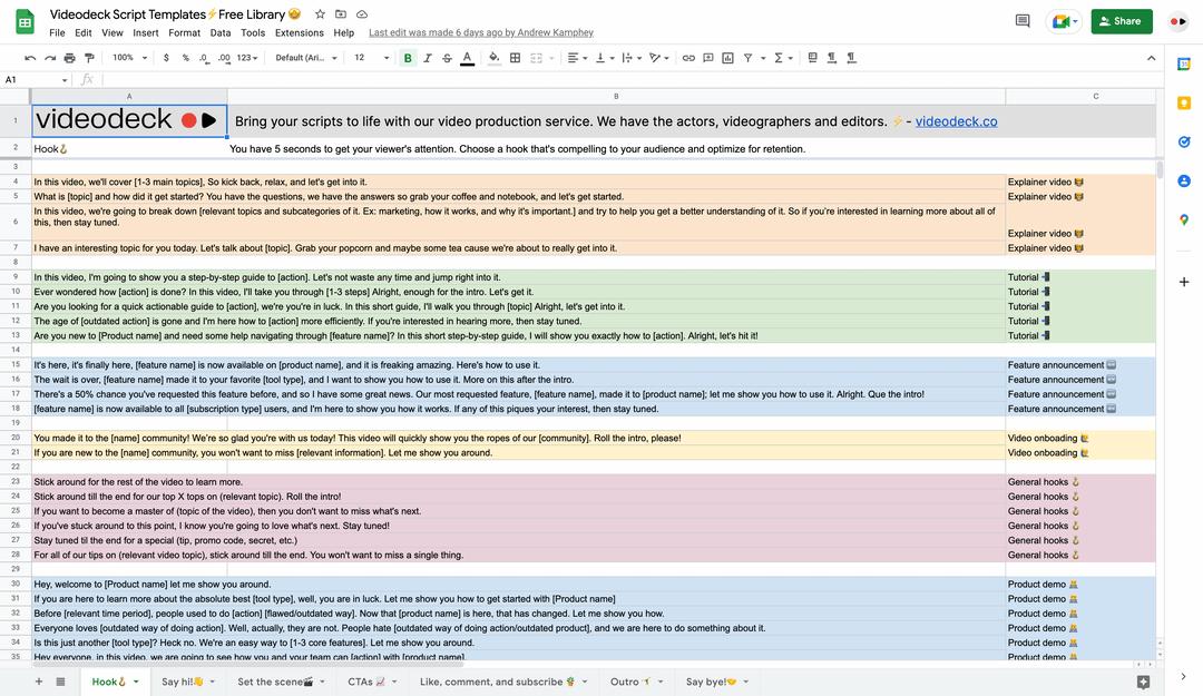 Videodeck - On-Demand Video Production Service
