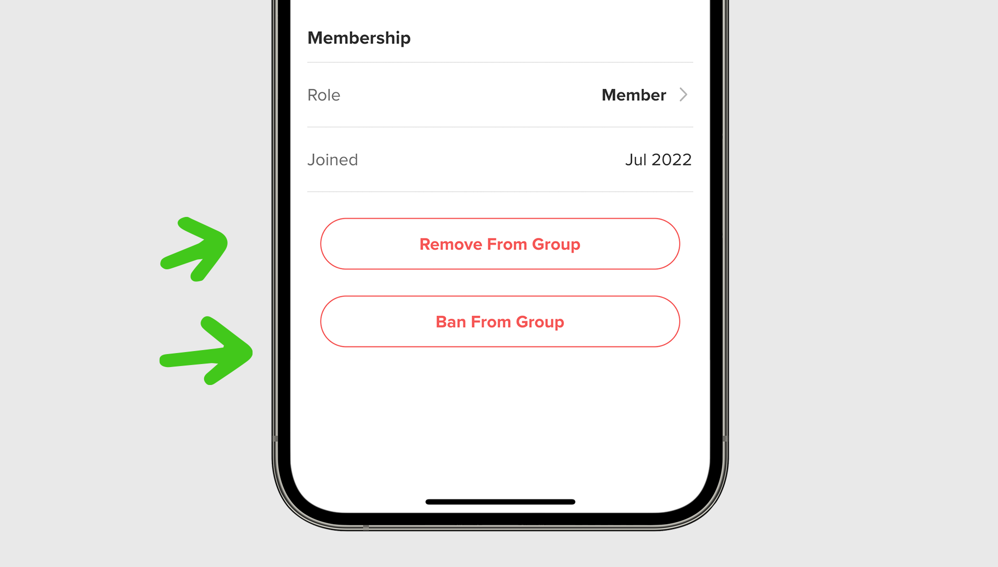 How to Remove or Ban a Member From Your Group