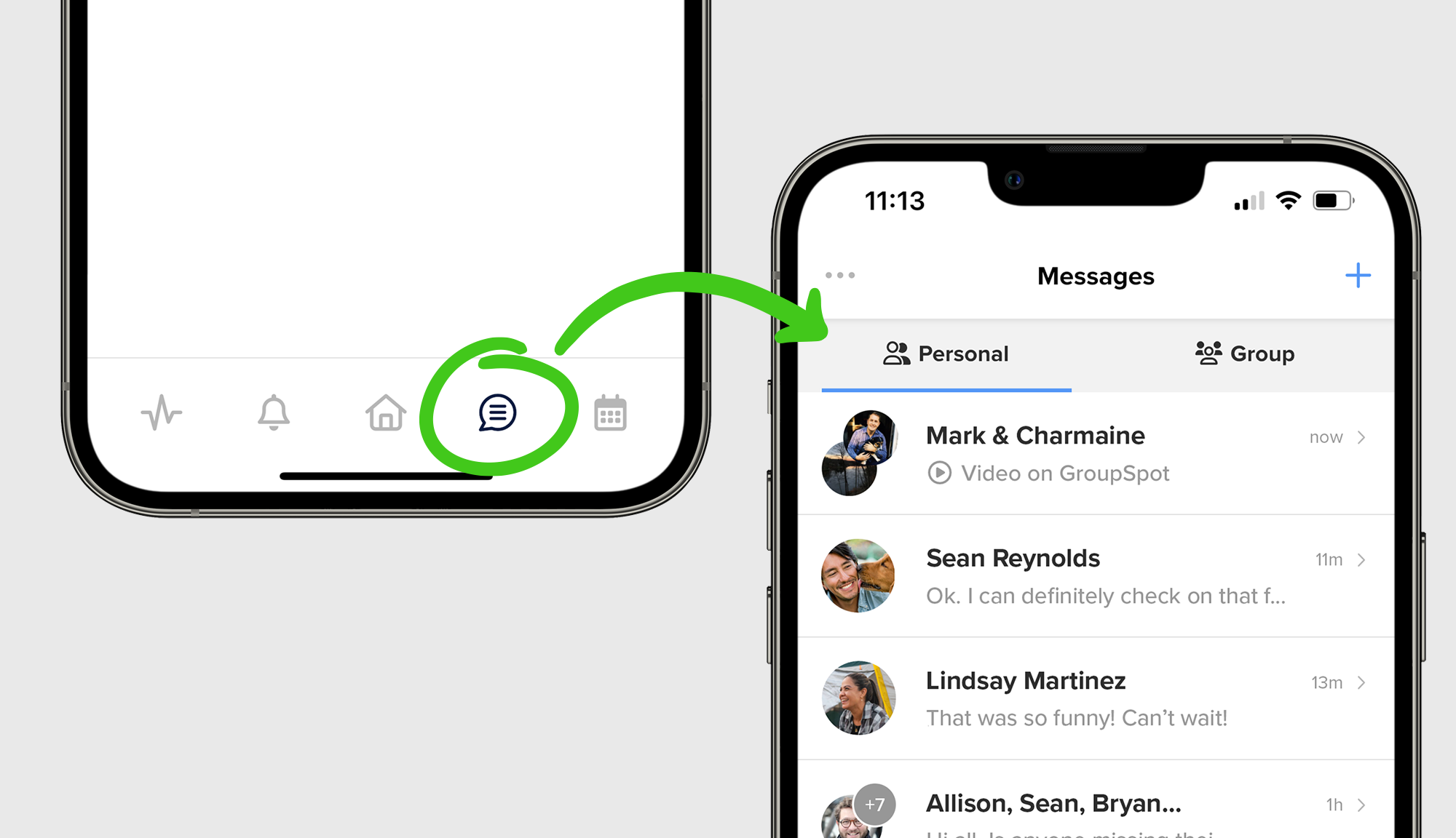 Adding Someone New to an Existing Chat