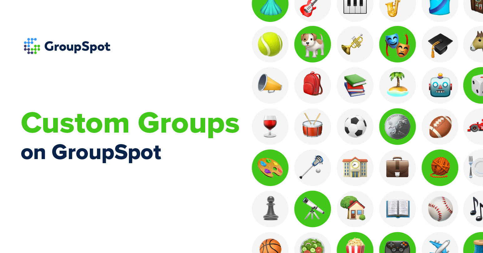 Flexibility and utility for custom groups