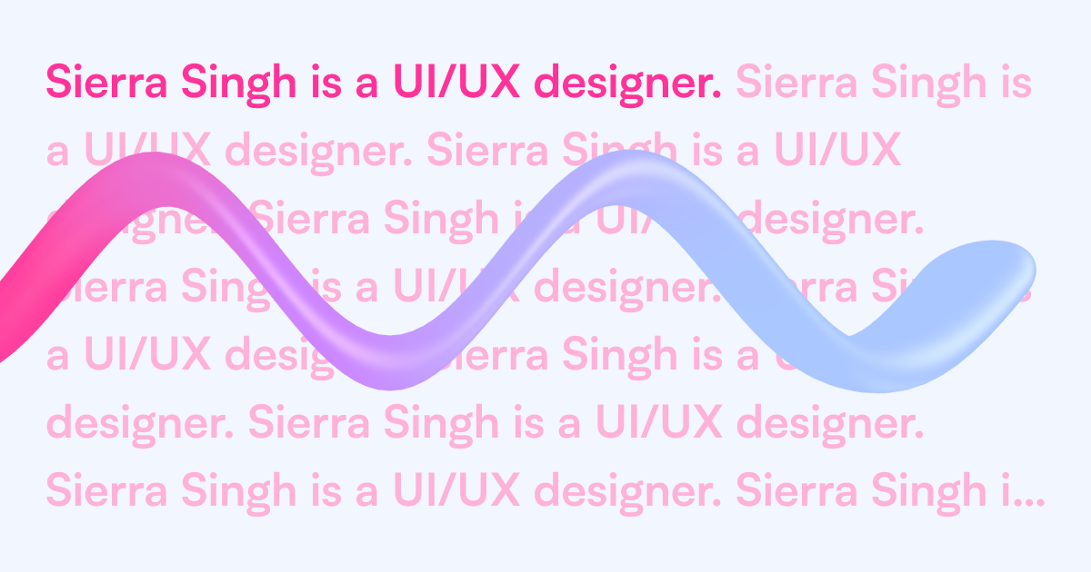 Sierra Singh — Portfolio