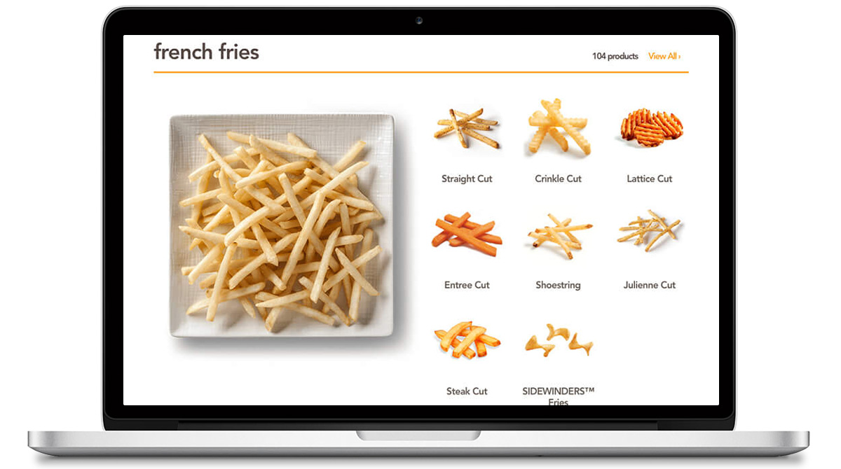 Digital Experiences for Simplot Foods Website