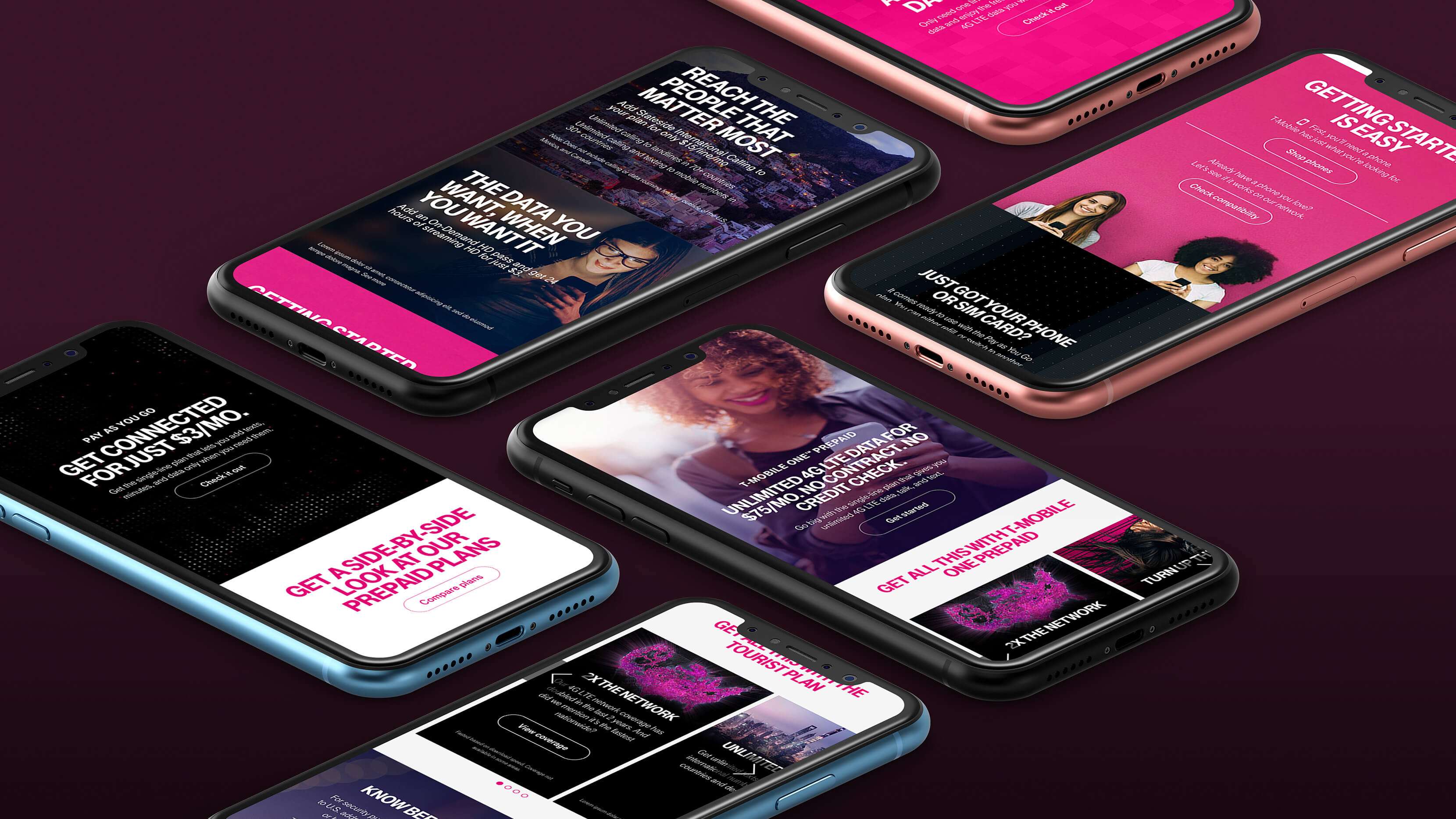 Digital Experiences for T-Mobile Prepaid