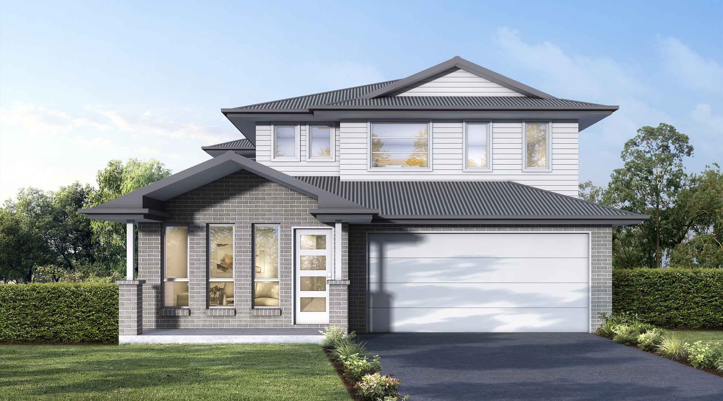 Double Storey Home Designs Central Coast | Valletta Homes