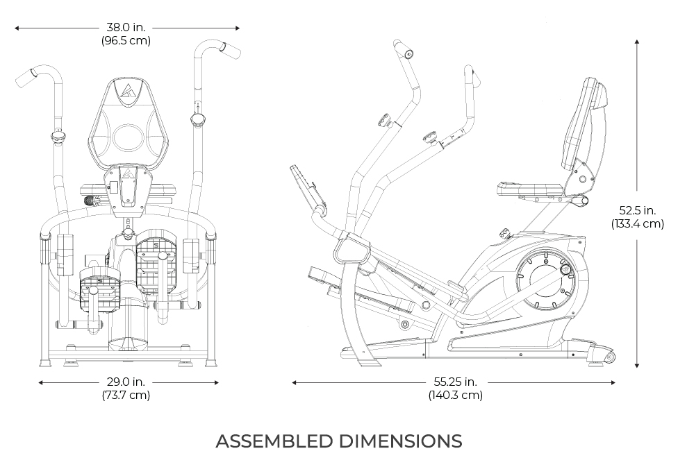 LT3 Recumbent Cross Trainer