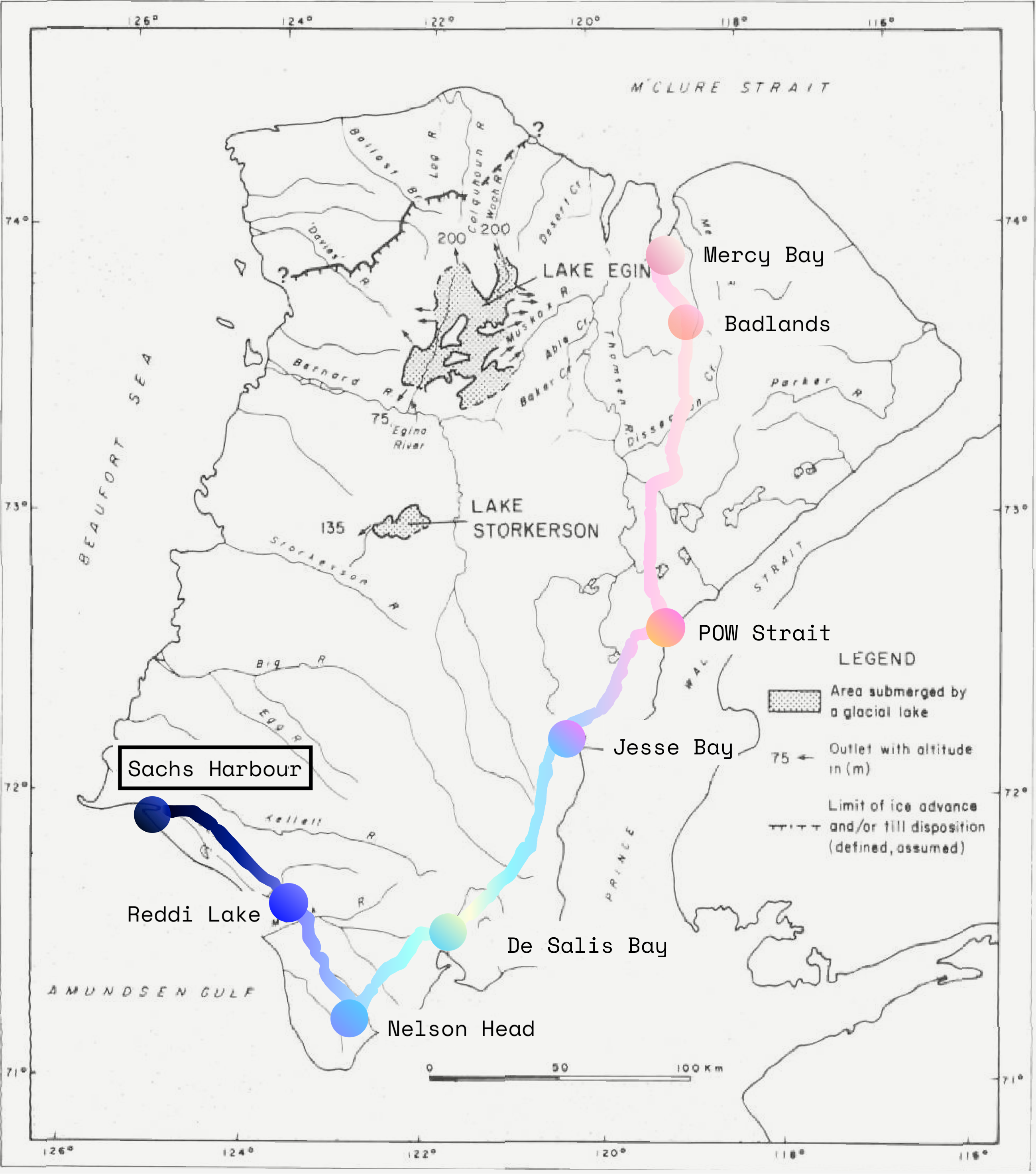 Reddi Lake to Sachs Harbour