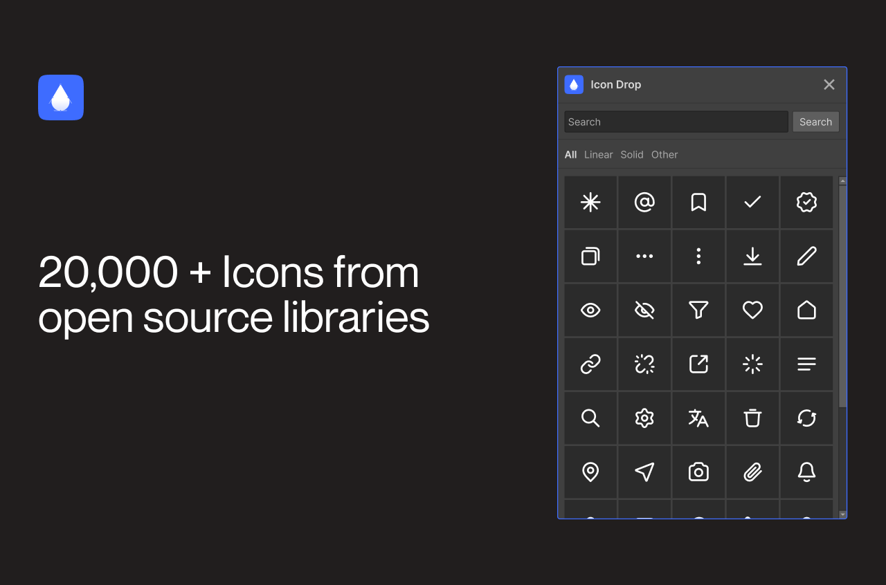 Icon Drop & Webflow Integration - Webflow Apps