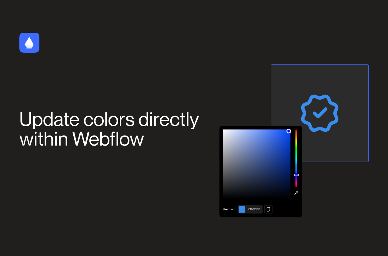 Icon Drop & Webflow Integration - Webflow Apps