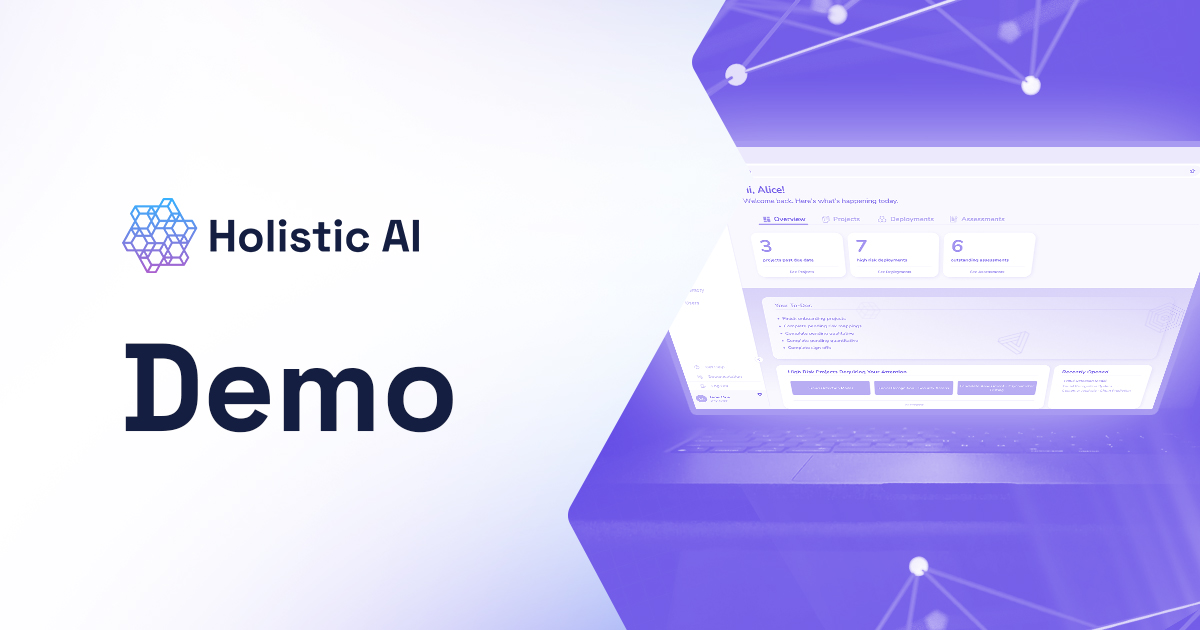 Schedule A Demo Holistic Ai 