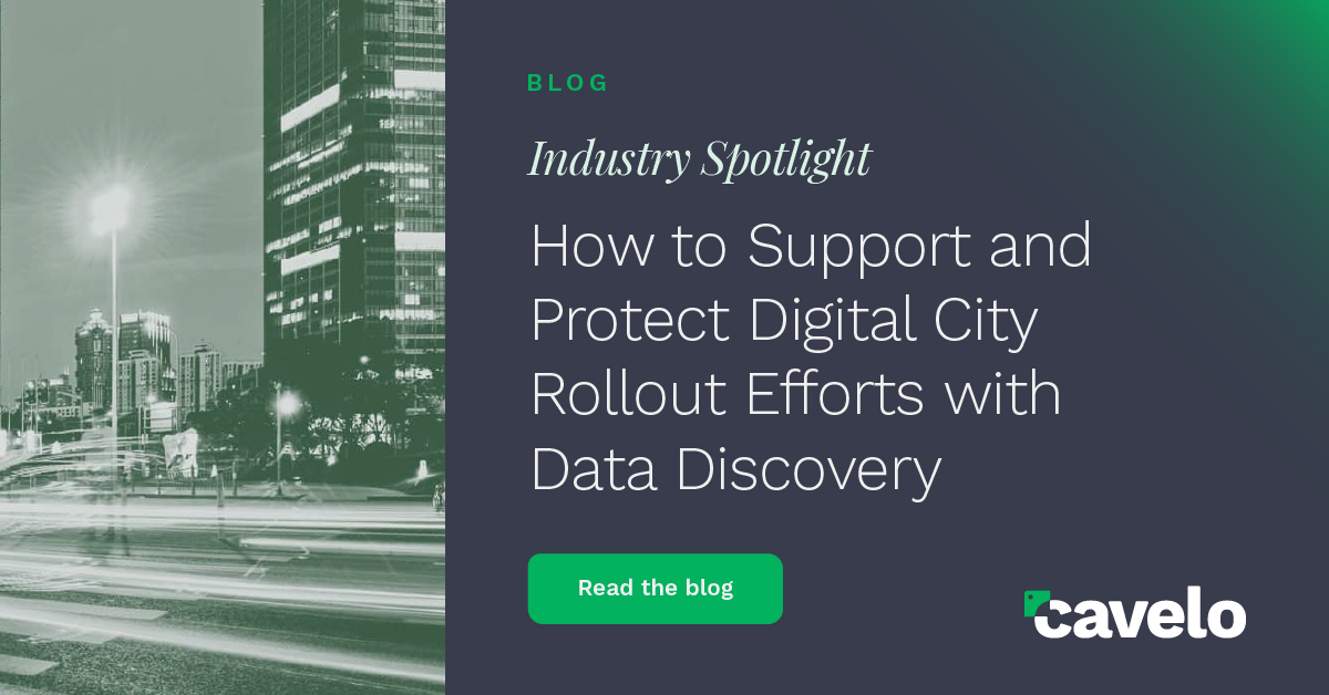 Support Digital City Rollout Efforts with Data Discovery