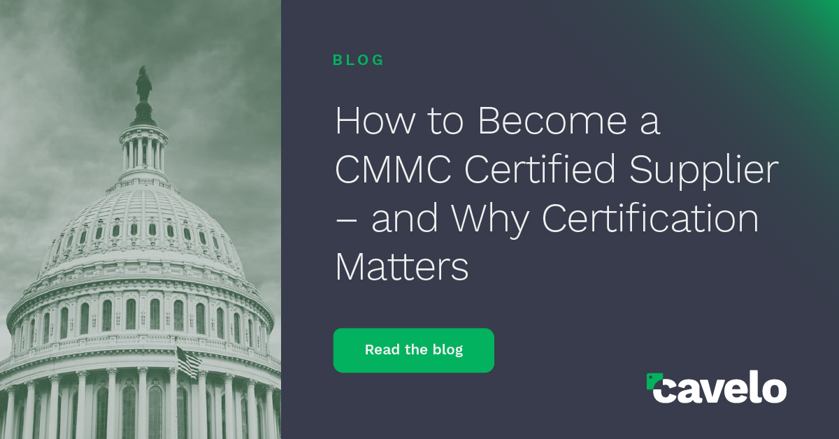How to Become a CMMC Certified Supplier
