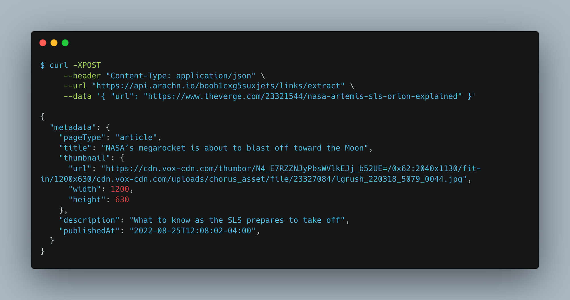 arachn.io -- Web scraping, simplified.