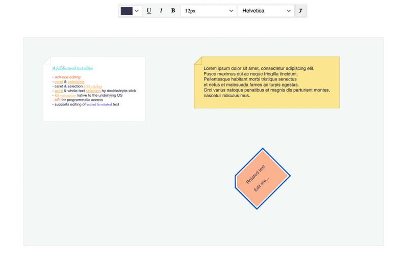 Ready-to-use demo applications and features – JointJS